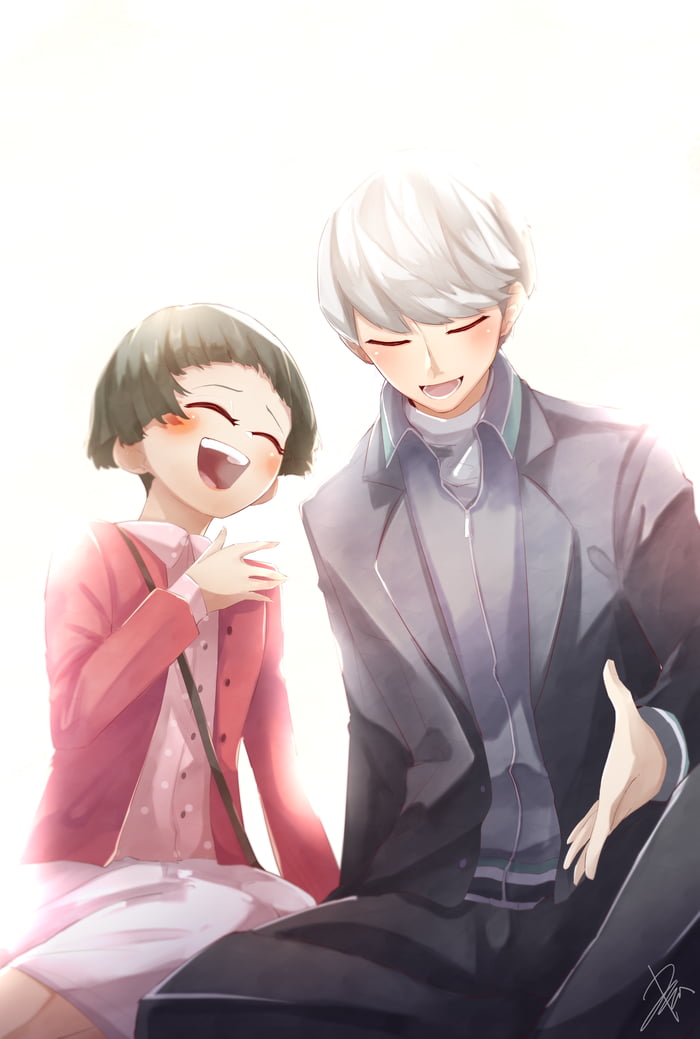 Posting Persona pics daily. Day 1467: P4 Ayane and Yu - 9GAG