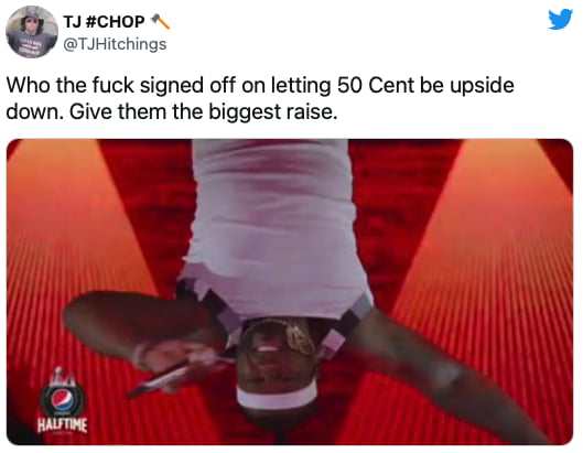 50 Cent's Surprise Appearance During Super Bowl Halftime Show Became A ...