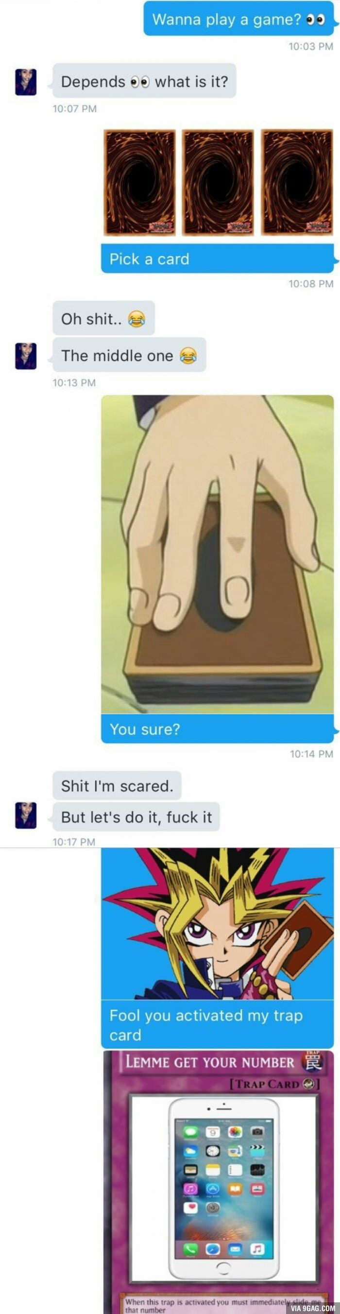 Stealing em' yu-gi-hoes. - 9GAG