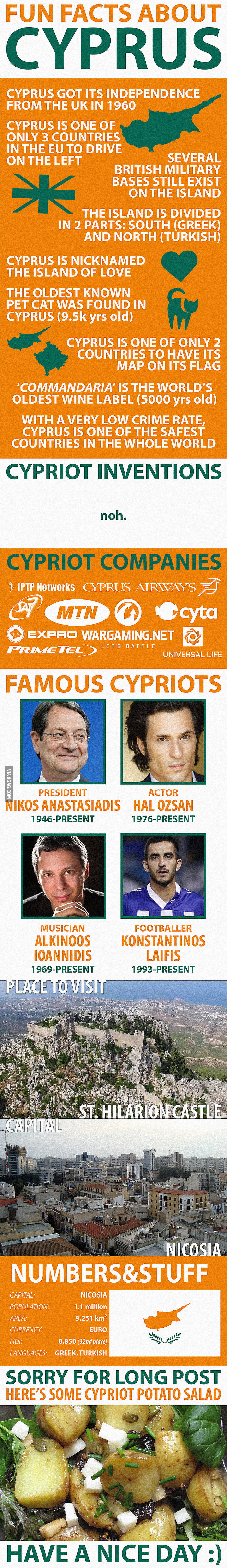 Fun Facts about Cyprus - 9GAG
