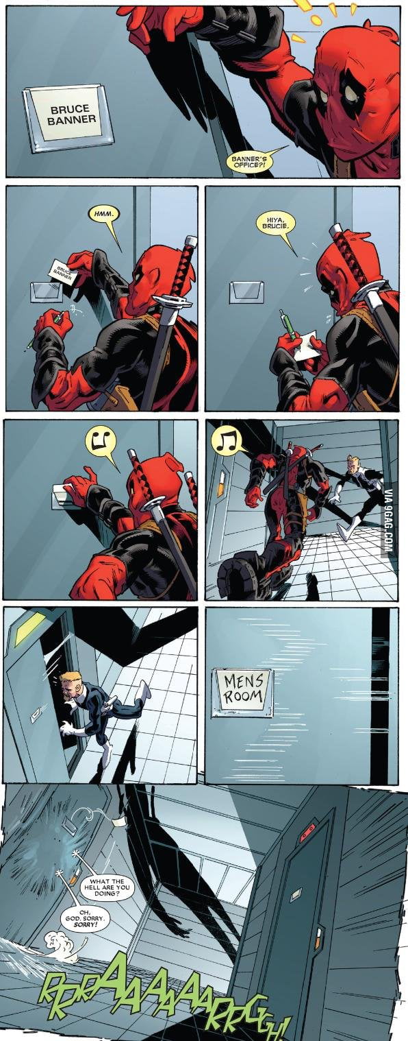 Deadpool being Deadpool - 9GAG