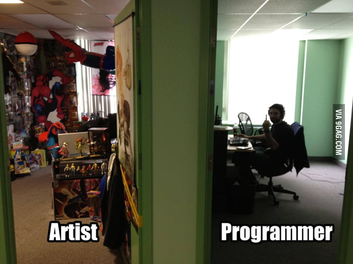 Artist vs. Programmer - 9GAG