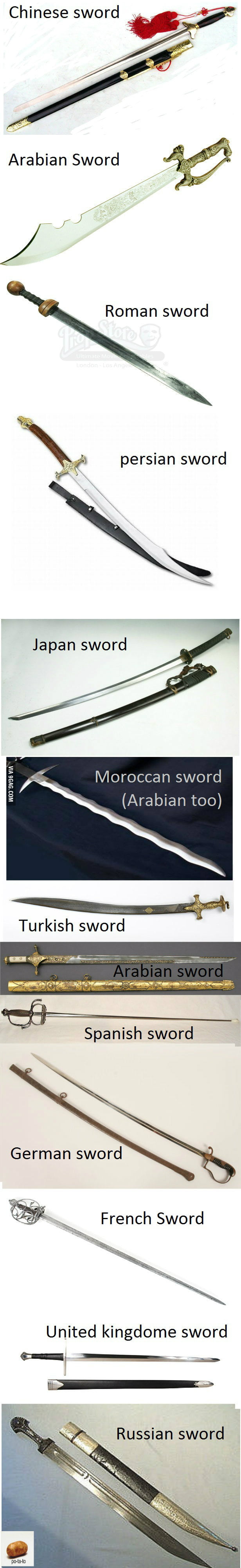Swords around the World - 9GAG