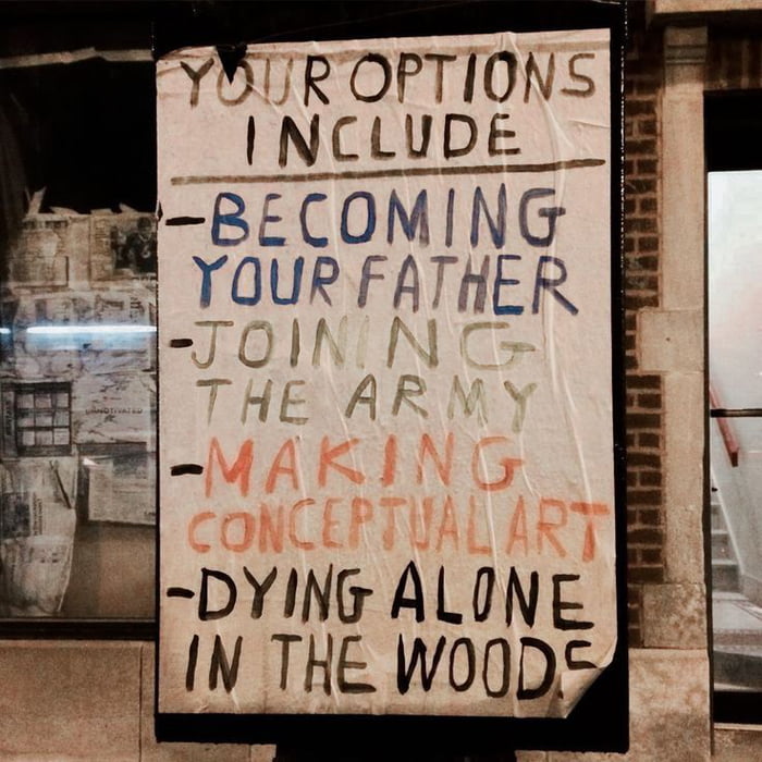 Hooah, dying in the woods seems nice - 9GAG