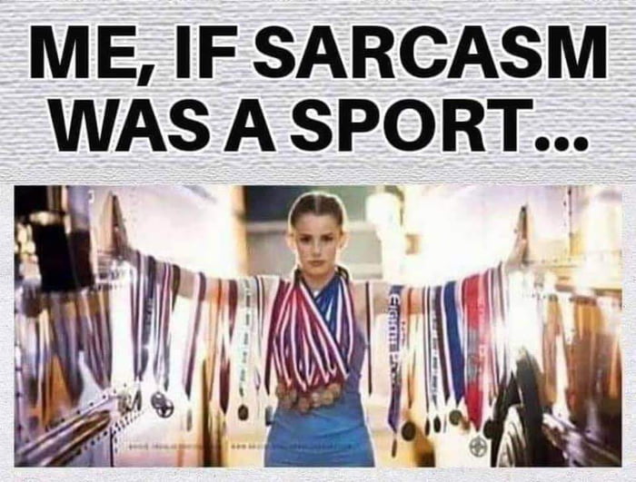 Olympic level sarcasm - 9GAG