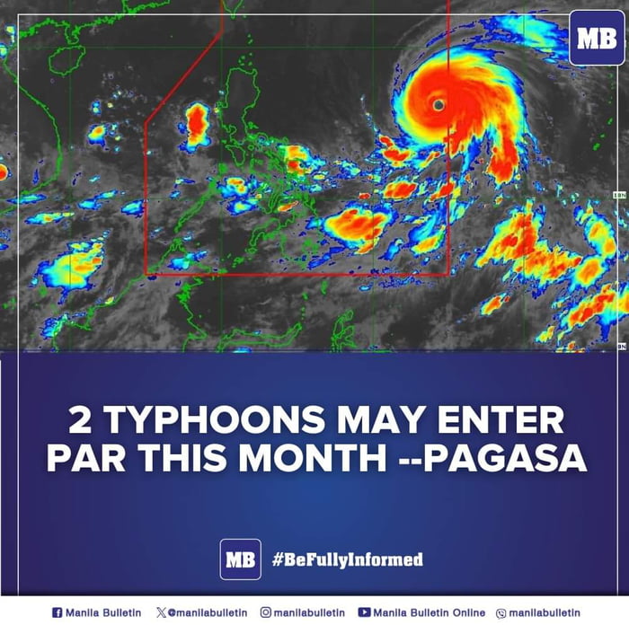 Filipinos giving heart reactions to 2 typhoons coming this may. It's so hot that they prayed for ...