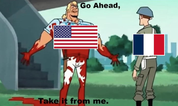 When France decides they want their Statue back from America - 9GAG