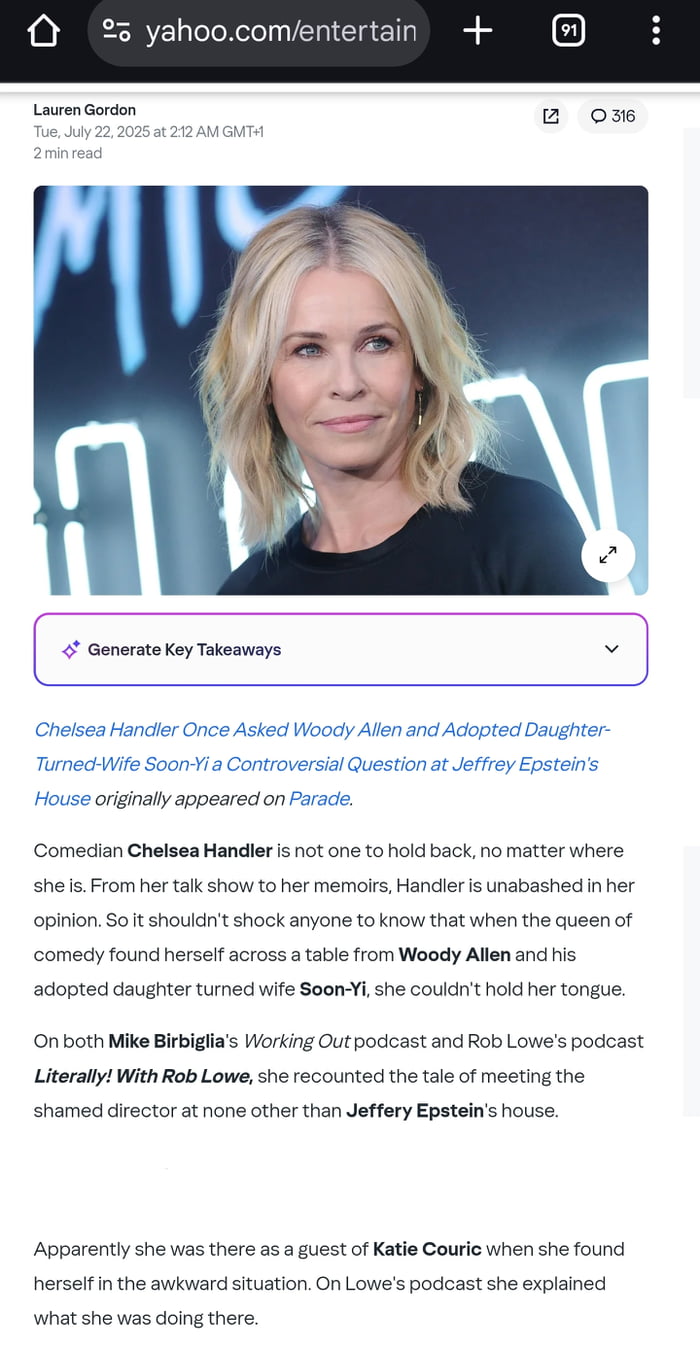 So he met her at Epstein's house..His adopted daughter was at Epstein's ...