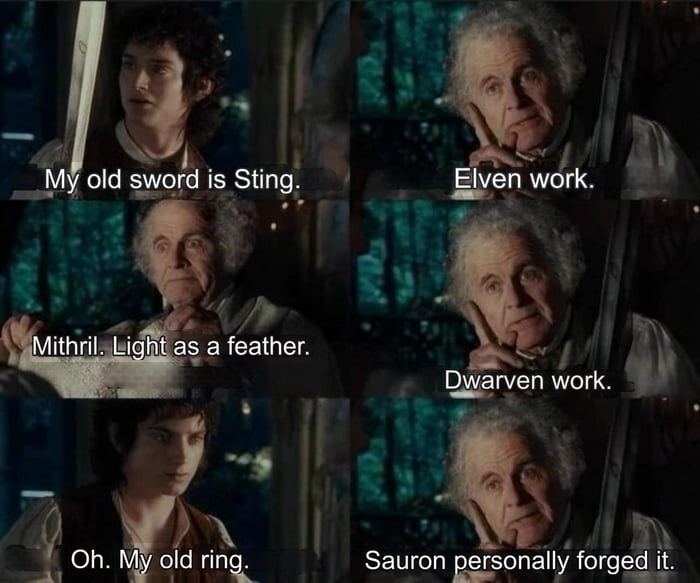 Frodo Baggins - Hobbit's work - 9GAG