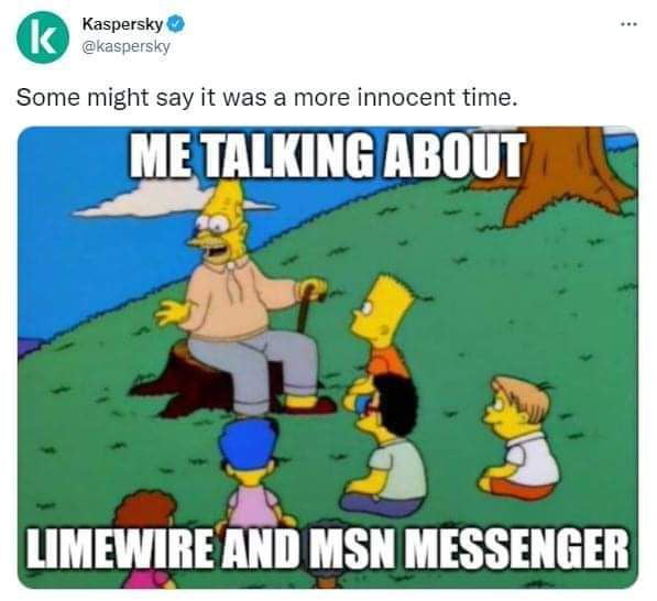 But I loved the MSN messenger and when I buzz someone so their entire ...