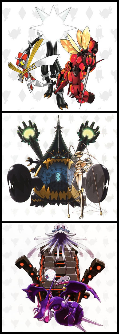 Official Pokemon Adventures Artwork of the Ultra Beasts - Does Nihilego ...