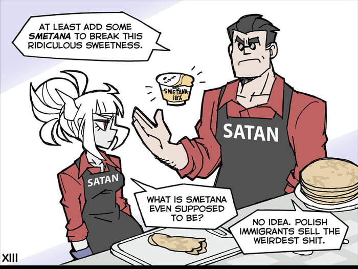 How to cook the helltaker pancakes, with Lucifer and Helltaker, enjoy ...