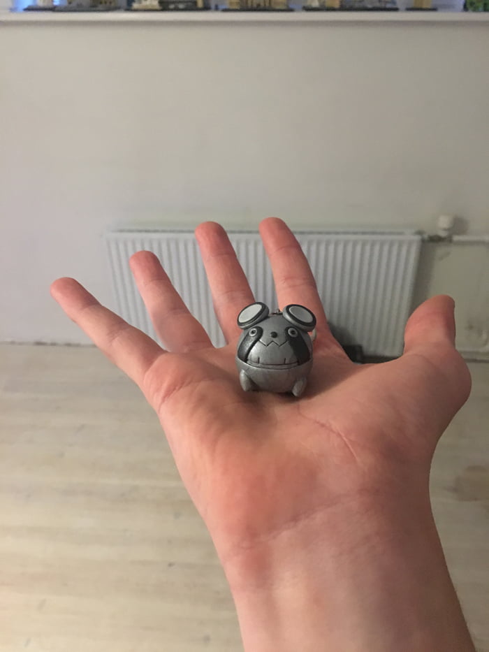 Today I got this amazingly crafted masterpiece, a Metal Upa keychain ...