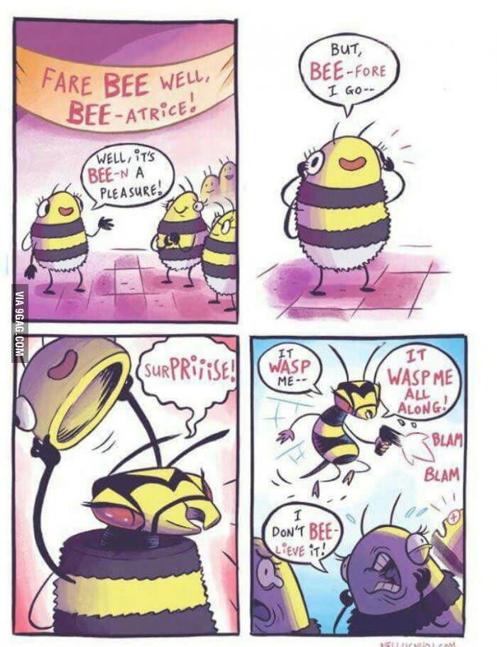 Bee-gone thot - 9GAG