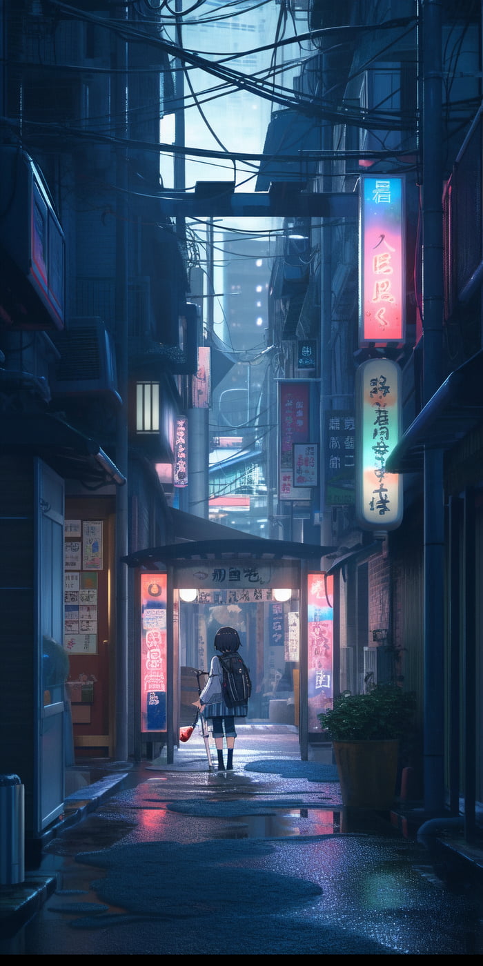 Tokyo alley wallpaper - 9GAG