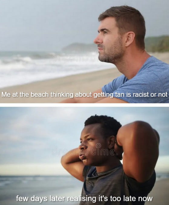 Sun tan is good or bad? - 9GAG