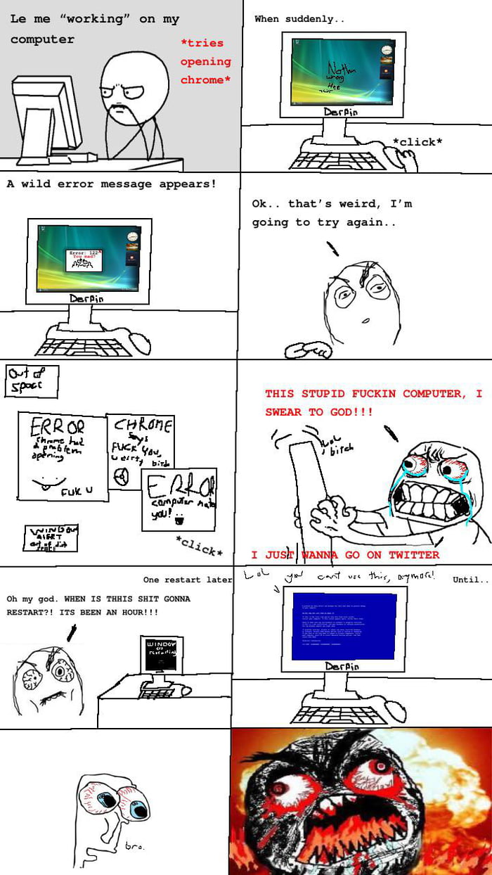 Computer from hell - 9GAG