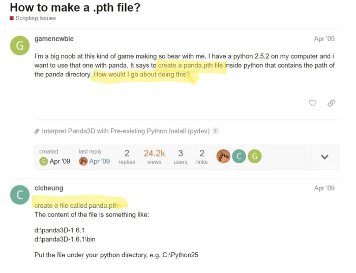 How to make a .pth file? - 9GAG