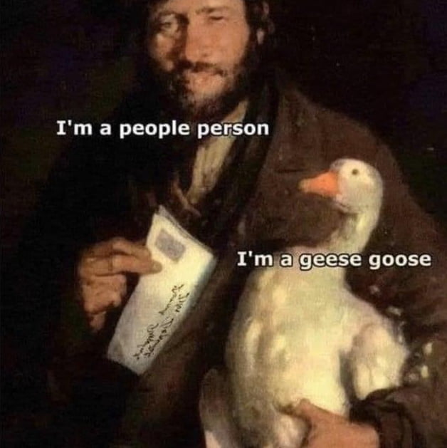 People goose? Geese person? - 9GAG