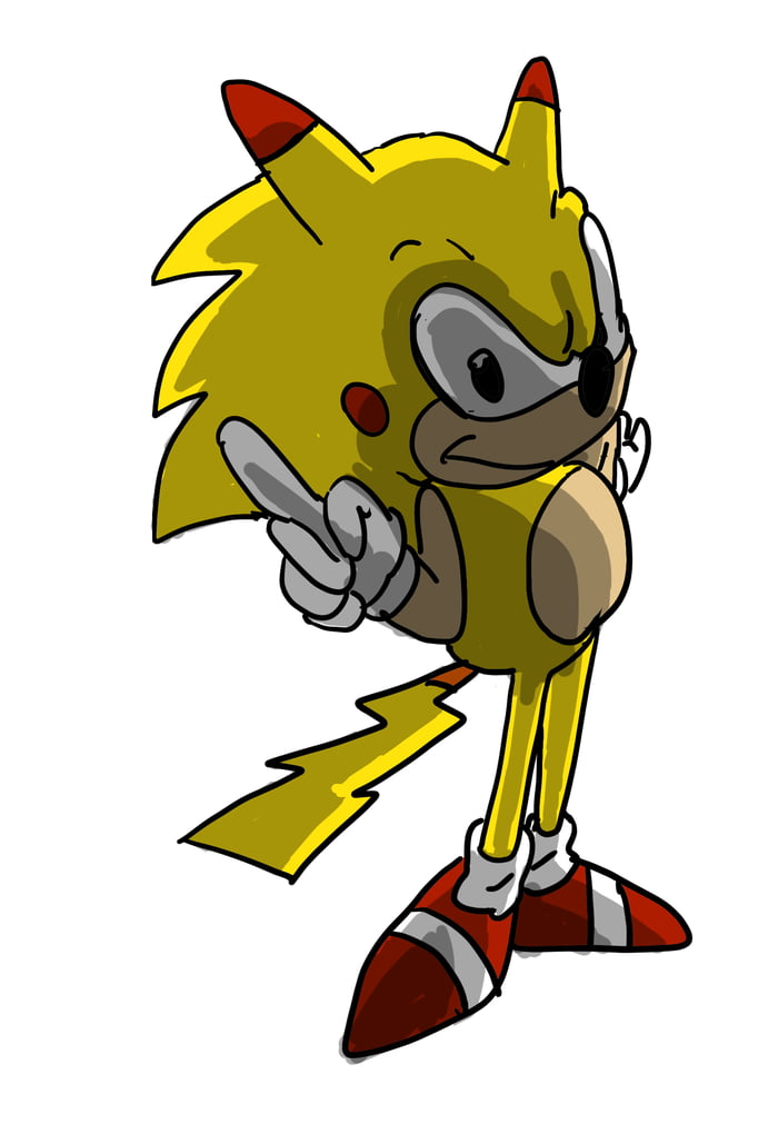 Hey guys! I just created this new character! I call him Sonichu! It's a ...