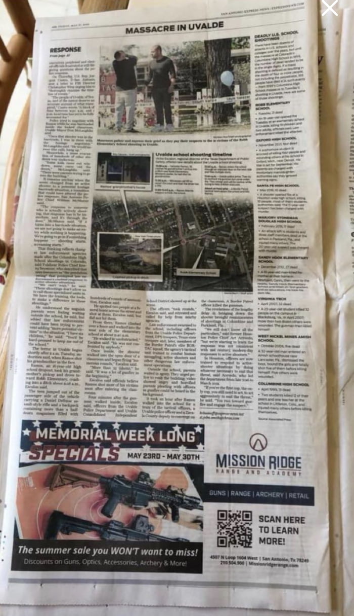 Yesterday's newspaper (San Antonio) - 9GAG