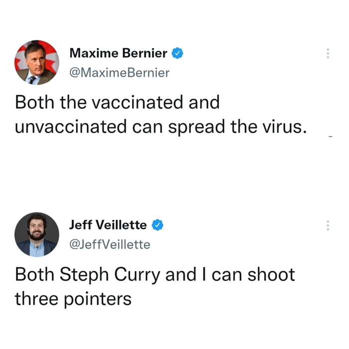 Technically yes, but one of them is WAY more likely to do so. - 9GAG