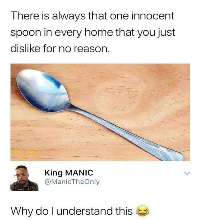 Poor spoon. - 9GAG