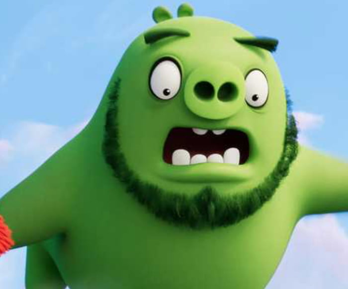 Hmm, Green Colour, Beard, Pig. Why is some not offended? - 9GAG