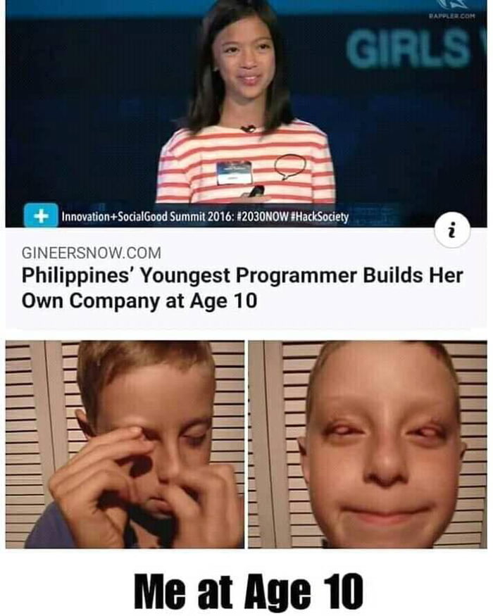 10 years programmer - 9GAG