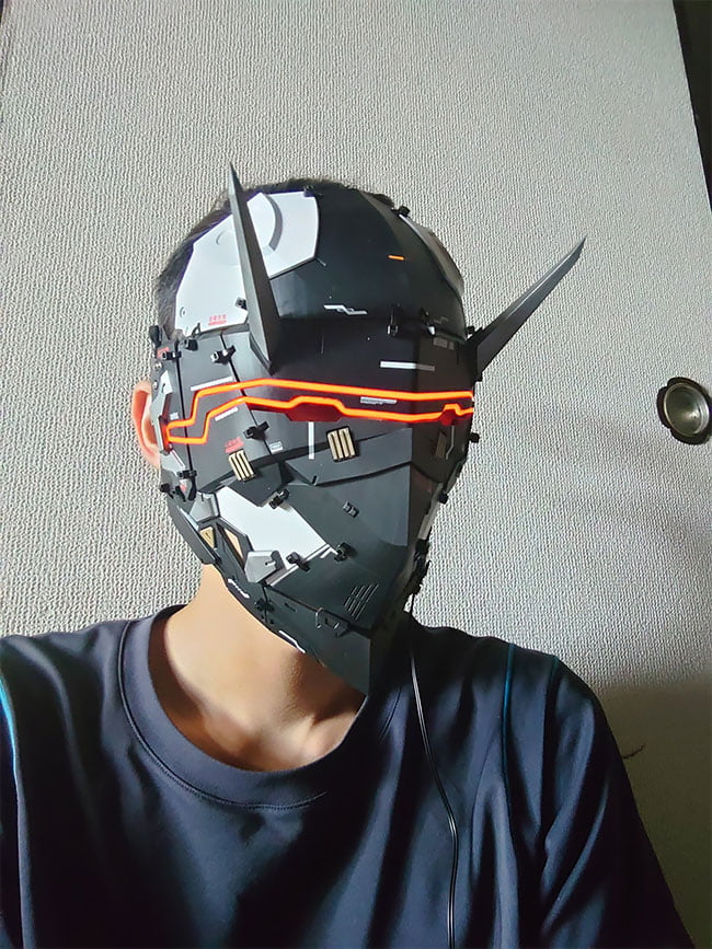 Japanese Artist Crafts Awesome Cyberpunk Demon Masks - 9GAG