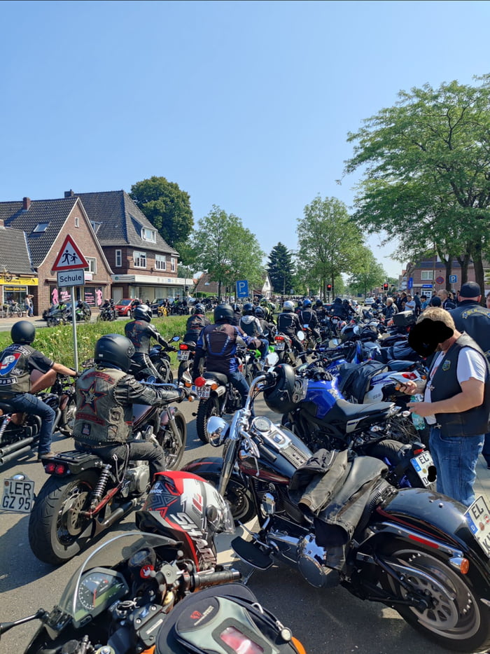 About 20000 bikers met at Rhauderfehn, Germany to make noise for Kilian ...
