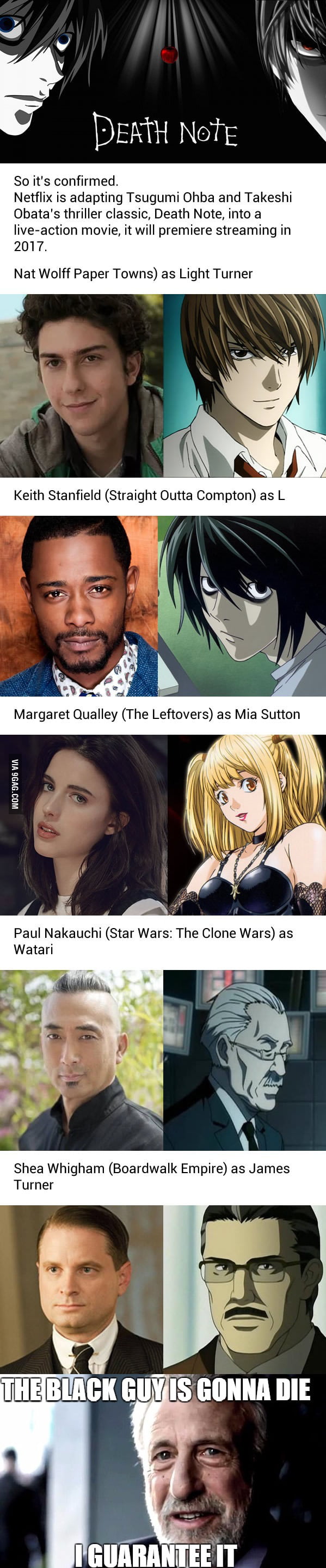 Keith Stanfield is playing L in the next Death Note movie. Spoiler ...