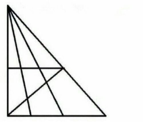 If u can find more than 18 triangle, ur IQ is over 120. - 9GAG