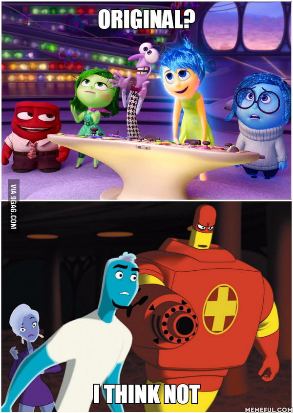 Why do people think Inside out is original? Here's something from 2001 ...