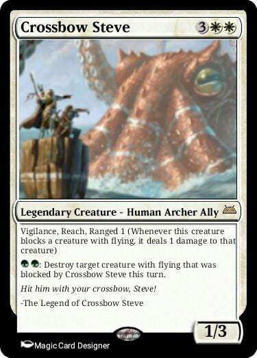 My friend wants a story about crossbow steve. - 9GAG