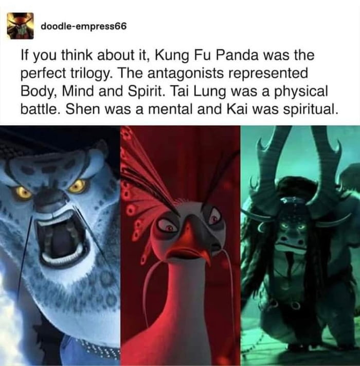 KFP 1,2 and 3, every movie is a masterpiece - 9GAG