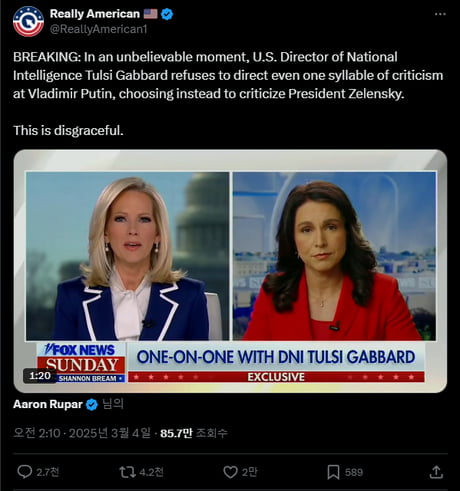 Best Funny tulsi gabbard Memes - 9GAG