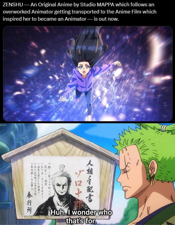 Anime about an overworked animator by MAPPA? The irony. - 9GAG