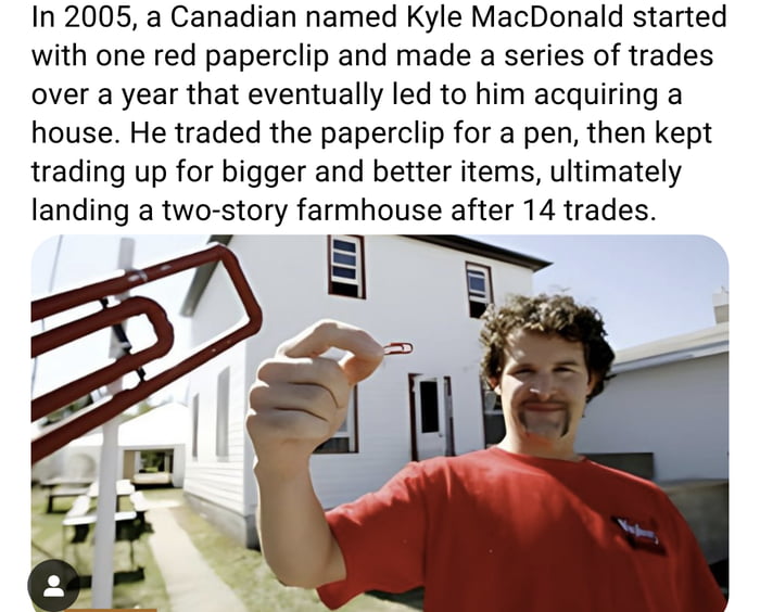 One red paperclip is a website created by Canadian blogger Kyle ...