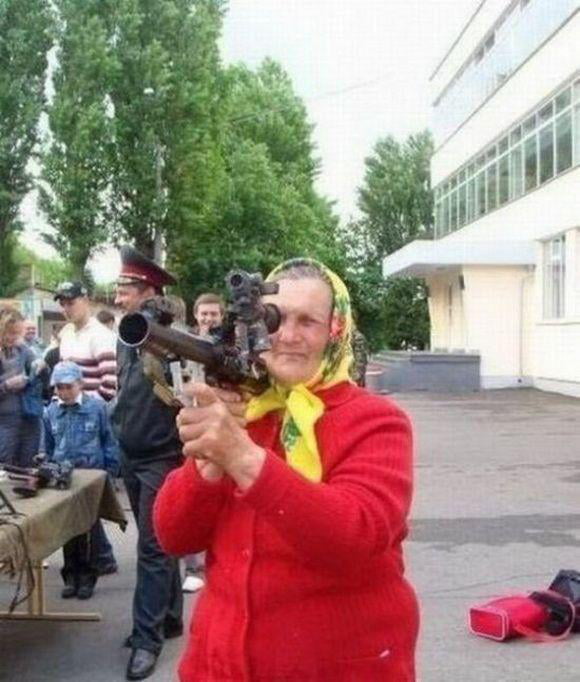 Just babushka with RPG - 9GAG