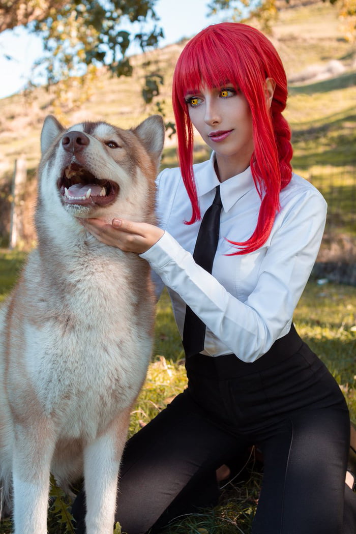 Makima & dog - 9GAG