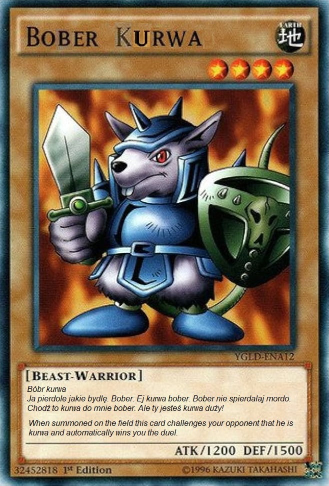 Bober Kurwa - the legendary Beast-Warrior - 9GAG