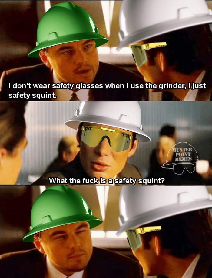 Never get blinded by fog with a safety squint - 9GAG