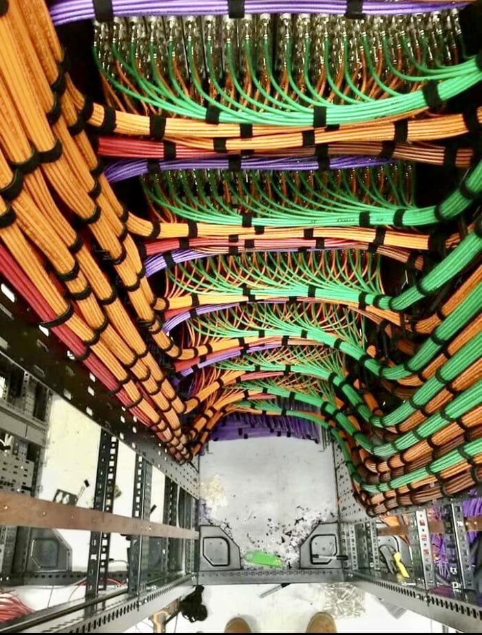 Beautiful Cable Management - 9GAG