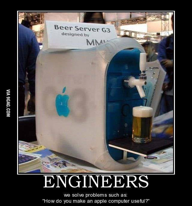 Engineers: Beer Server G3 - 9GAG