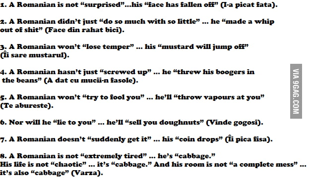 8 Funny Romanian Sayings - 9GAG