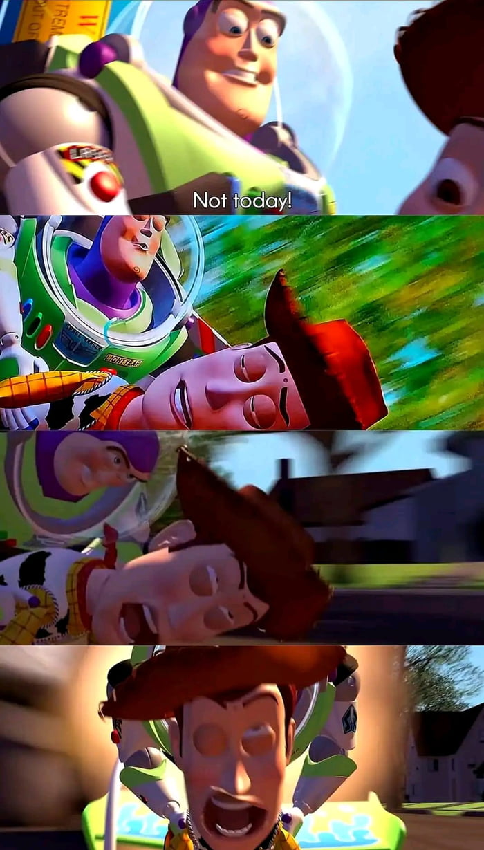 Woody just feeling a little Buzz in there - 9GAG