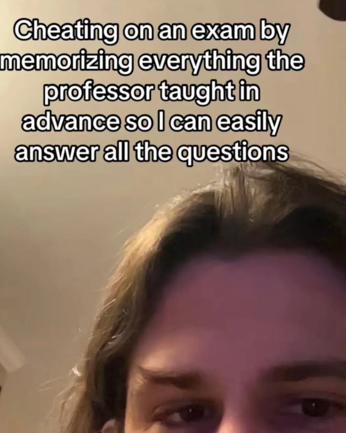The ultimate exam hack - 9GAG