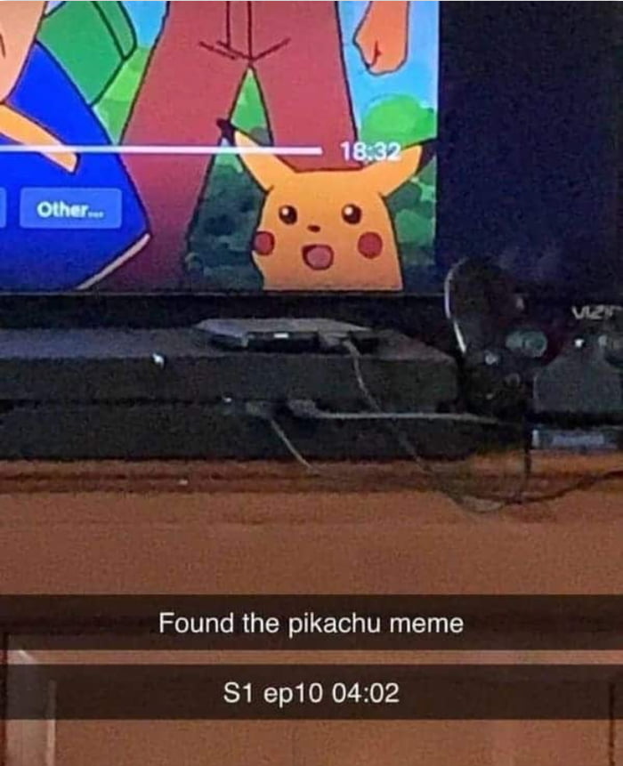 FOUND THE PIKACHU MEME - 9GAG