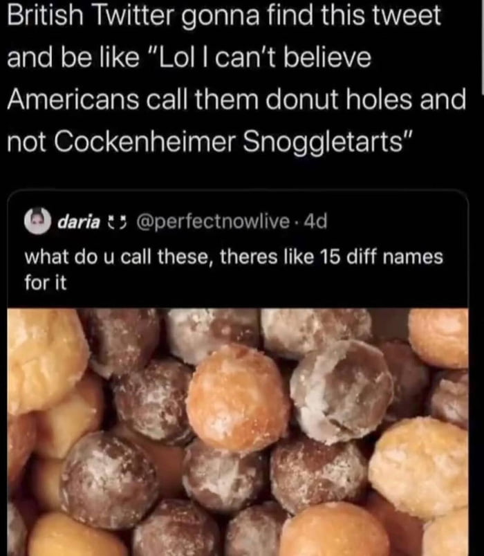 When a donut hole sparks a naming debate - 9GAG